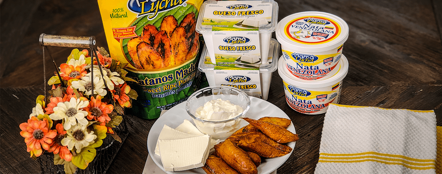 Venezuelan Plantains With Cream And Cheese | Recetas | Mama Lycha